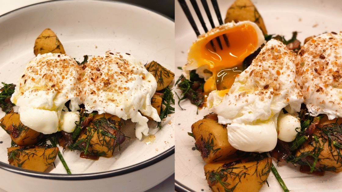 Blake Proud's Dill & Potato Hash with Poached Eggs - Sonshine 98.5 FM